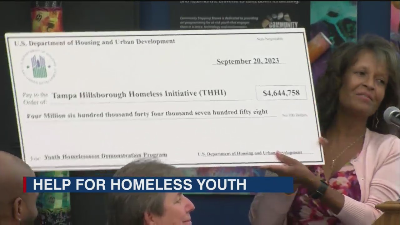 HUD grants Tampa $4.6 Million to combat youth homelessness – WFLA