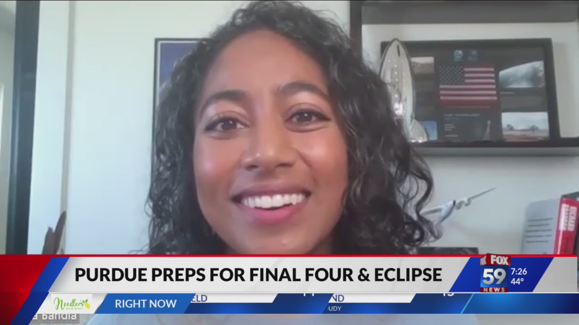 Purdue students preparing for Final Four game and upcoming Total Solar ...