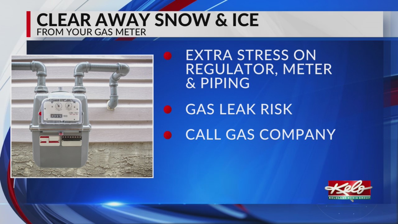 Why you need to check for snow and ice around gas meter – KELOLAND.com