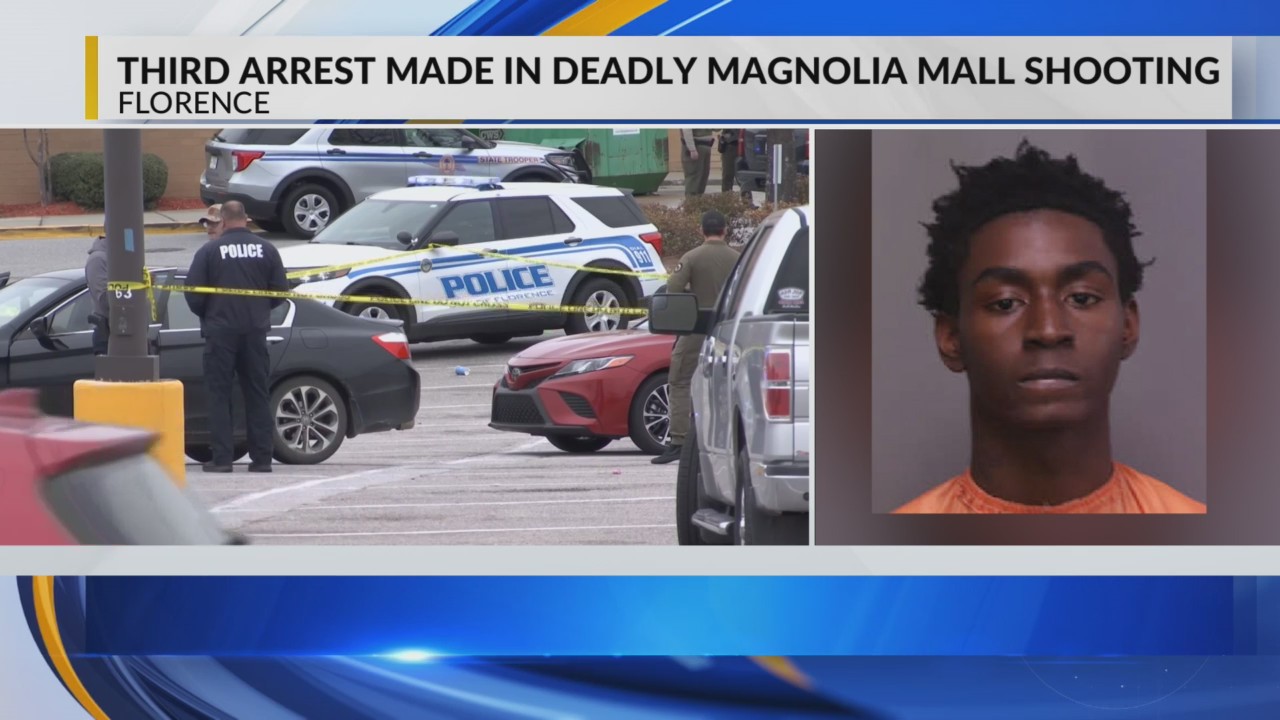 3rd suspect charged with murder in shooting outside Florence mall – WBTW