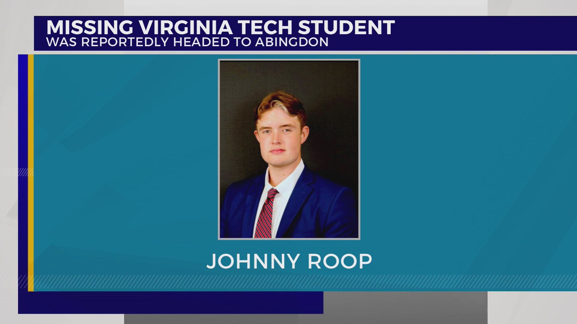 Missing Virginia Tech student was bound for Abingdon, university says ...