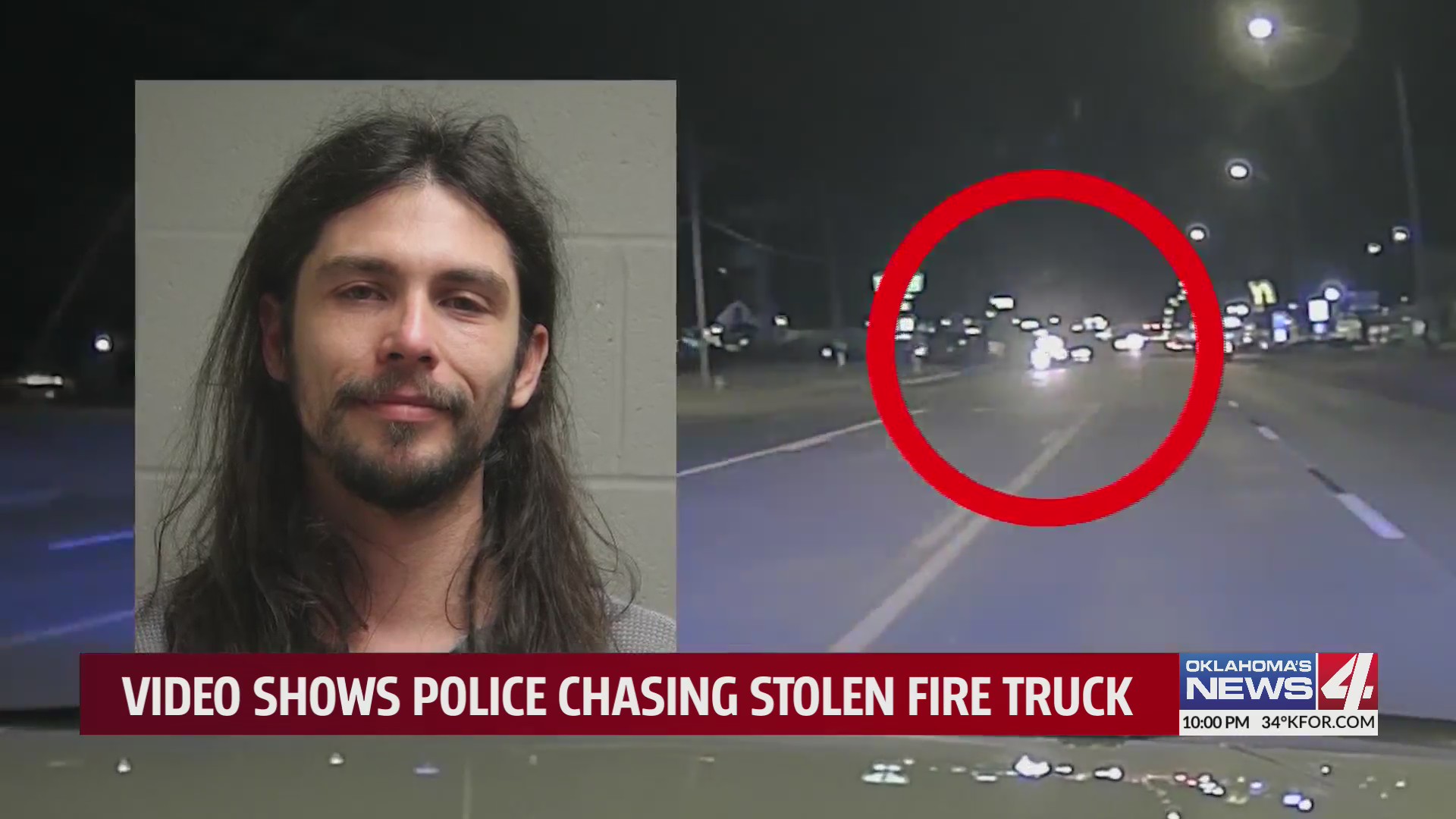 Video: Mustang Police chasing stolen fire truck – KFOR.com Oklahoma City