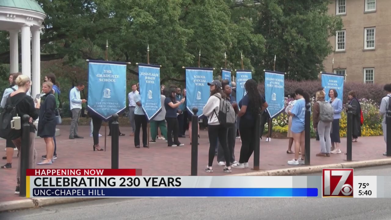 UNC-Chapel Hill celebrates 230 years – CBS17.com