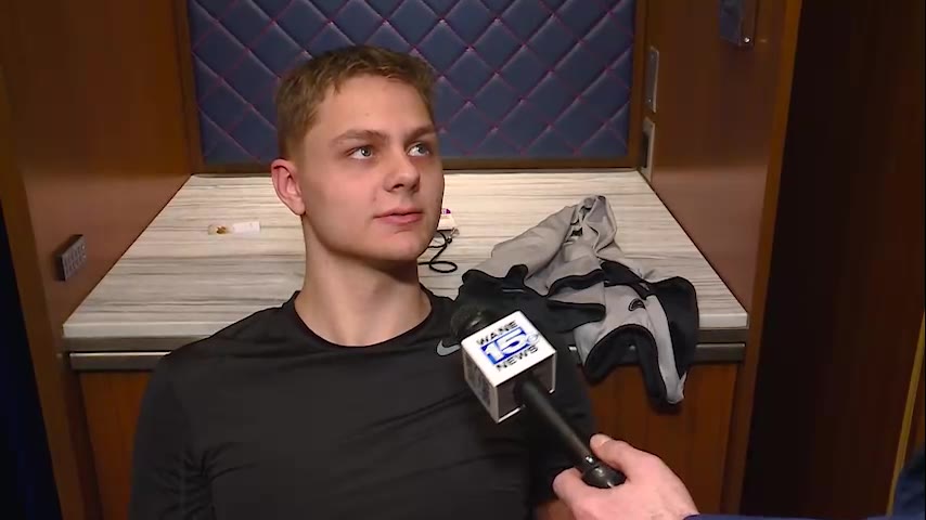 Josh Furst interview at NCAA Sweet 16 to preview Purdue game vs ...