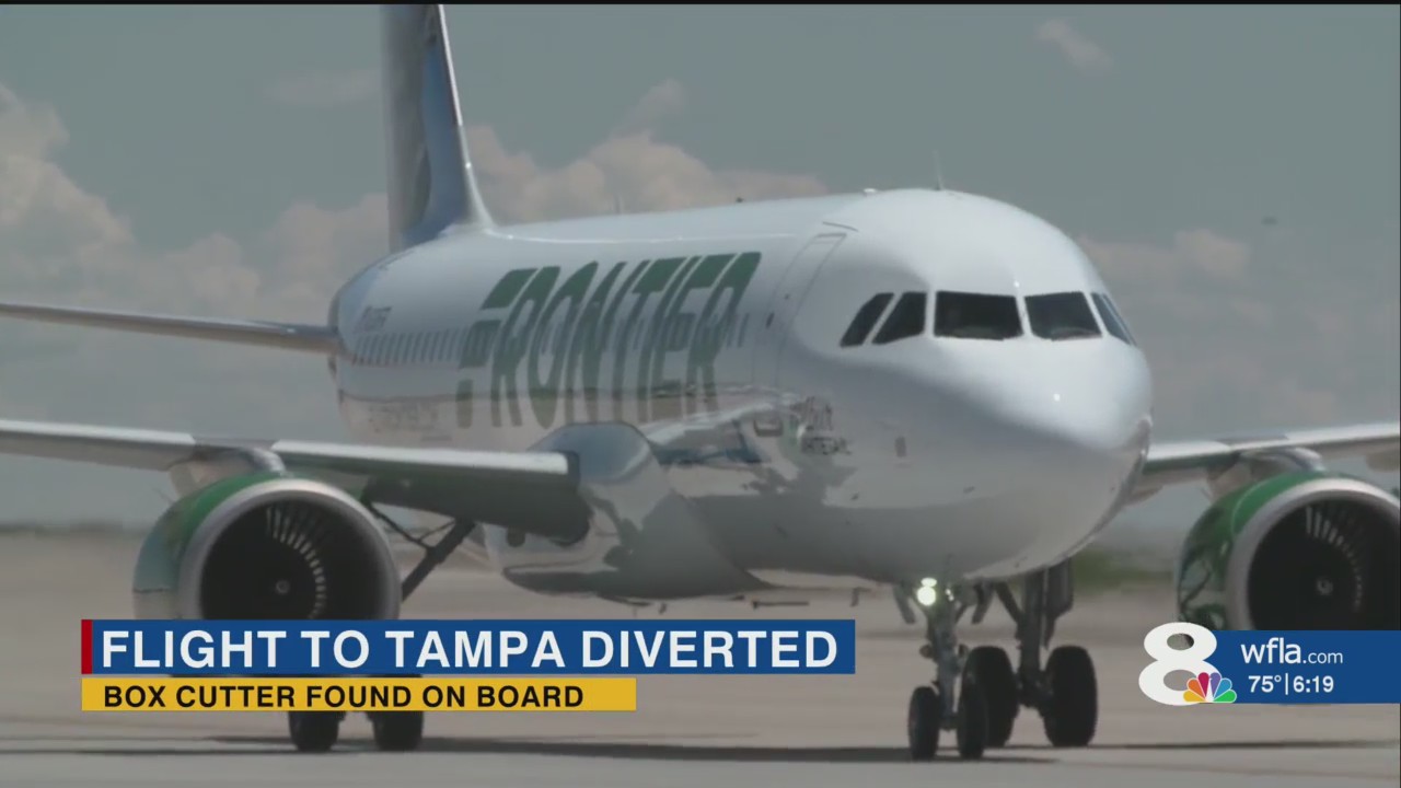 Flight to Tampa diverted due to passenger with box cutter – WFLA