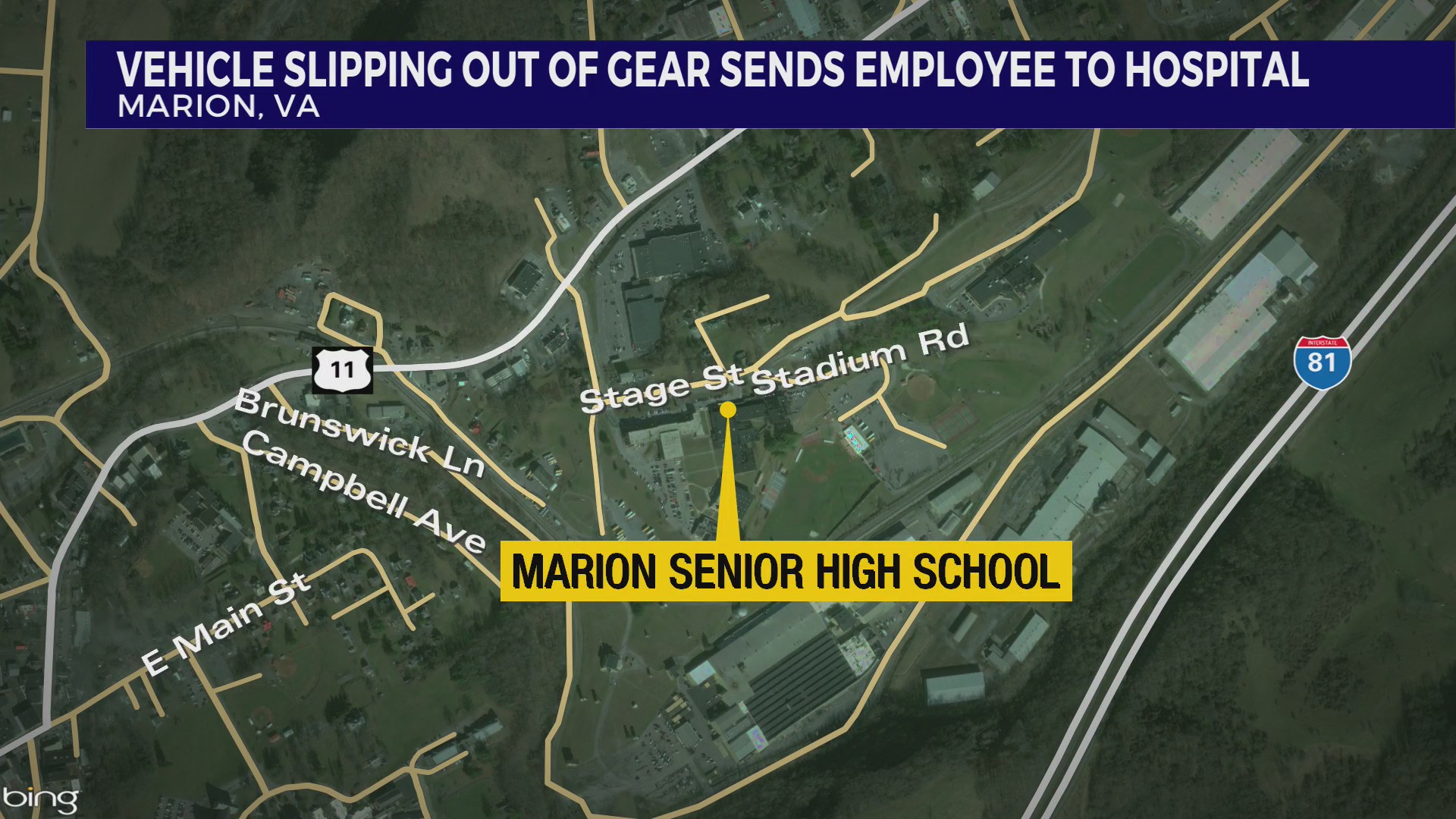 Smyth Co. Schools employee run over after vehicle slipped out of gear ...