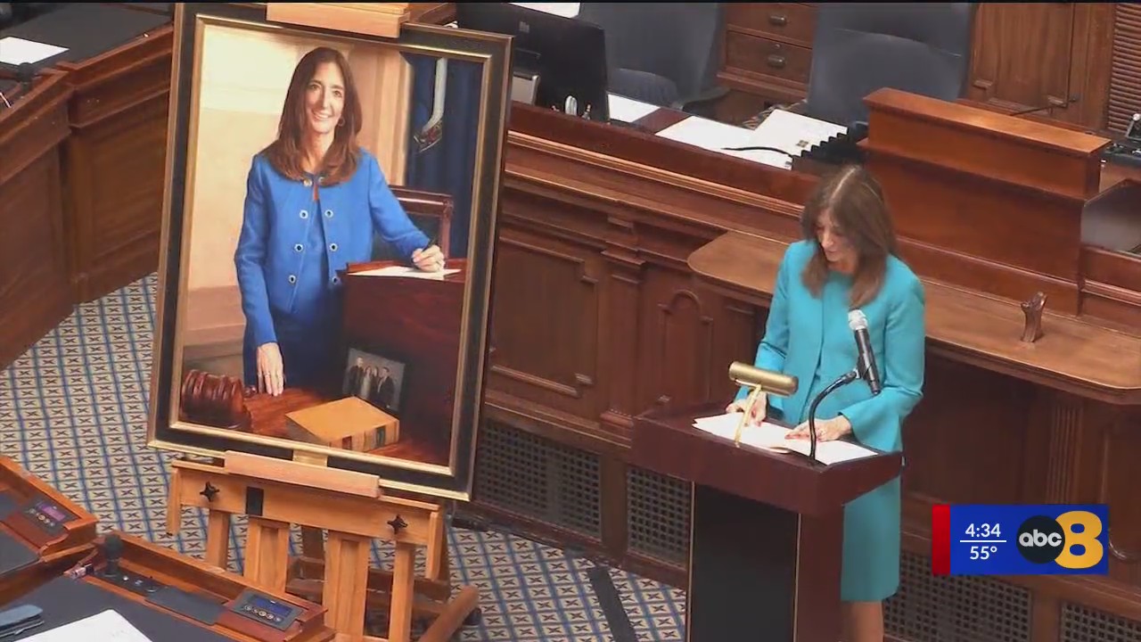 Portrait of Eileen Filler-Corn, Virginia’s first woman and Jewish House ...