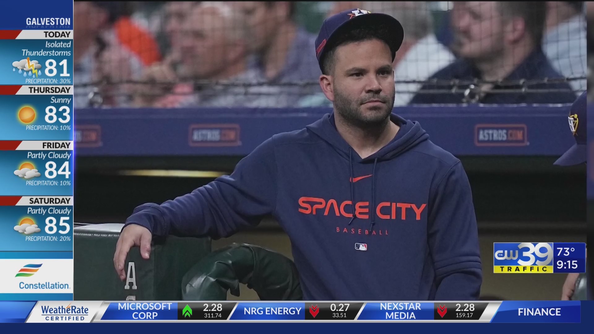 Astros above .500 at end of season’s first quarter despite injuries ...