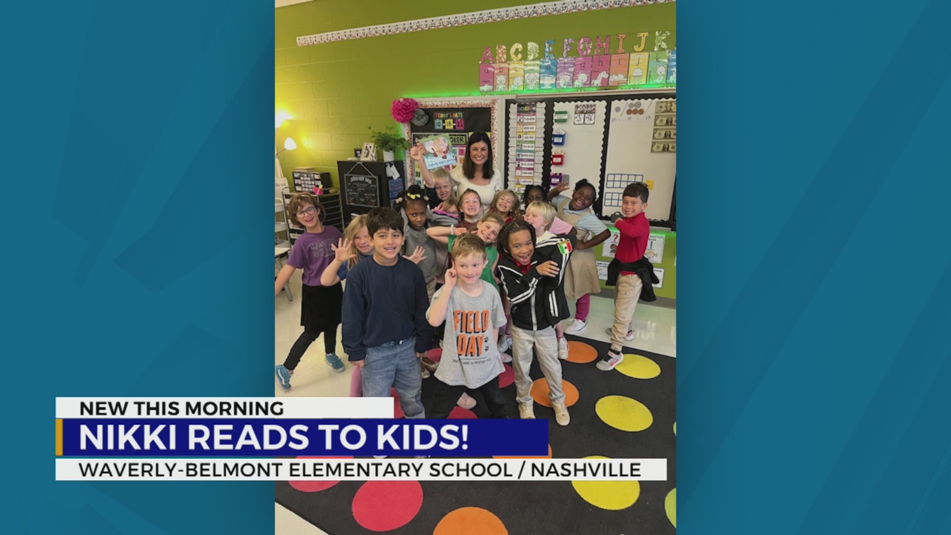 Nikki Burdine reads to kids at Middle TN schools – WKRN News 2