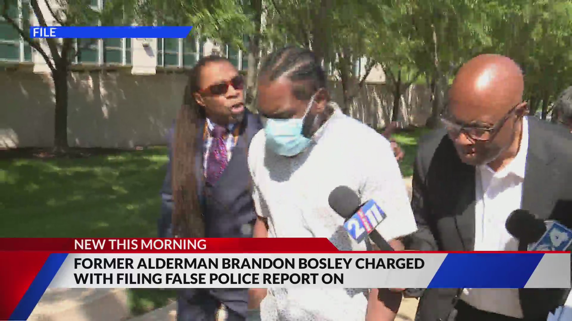 Former alderman Brandon Bosley charged with filing false police report ...