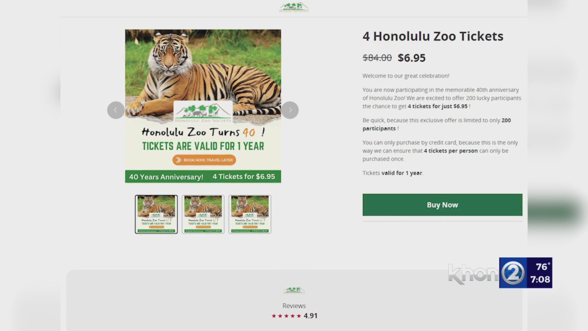 These Honolulu Zoo tickets are too good to be true – KHON2