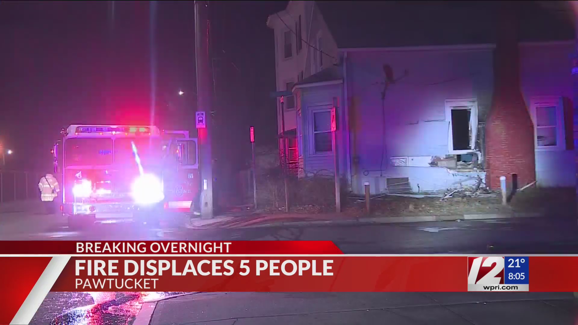 5 displaced by Pawtucket fire – WPRI.com