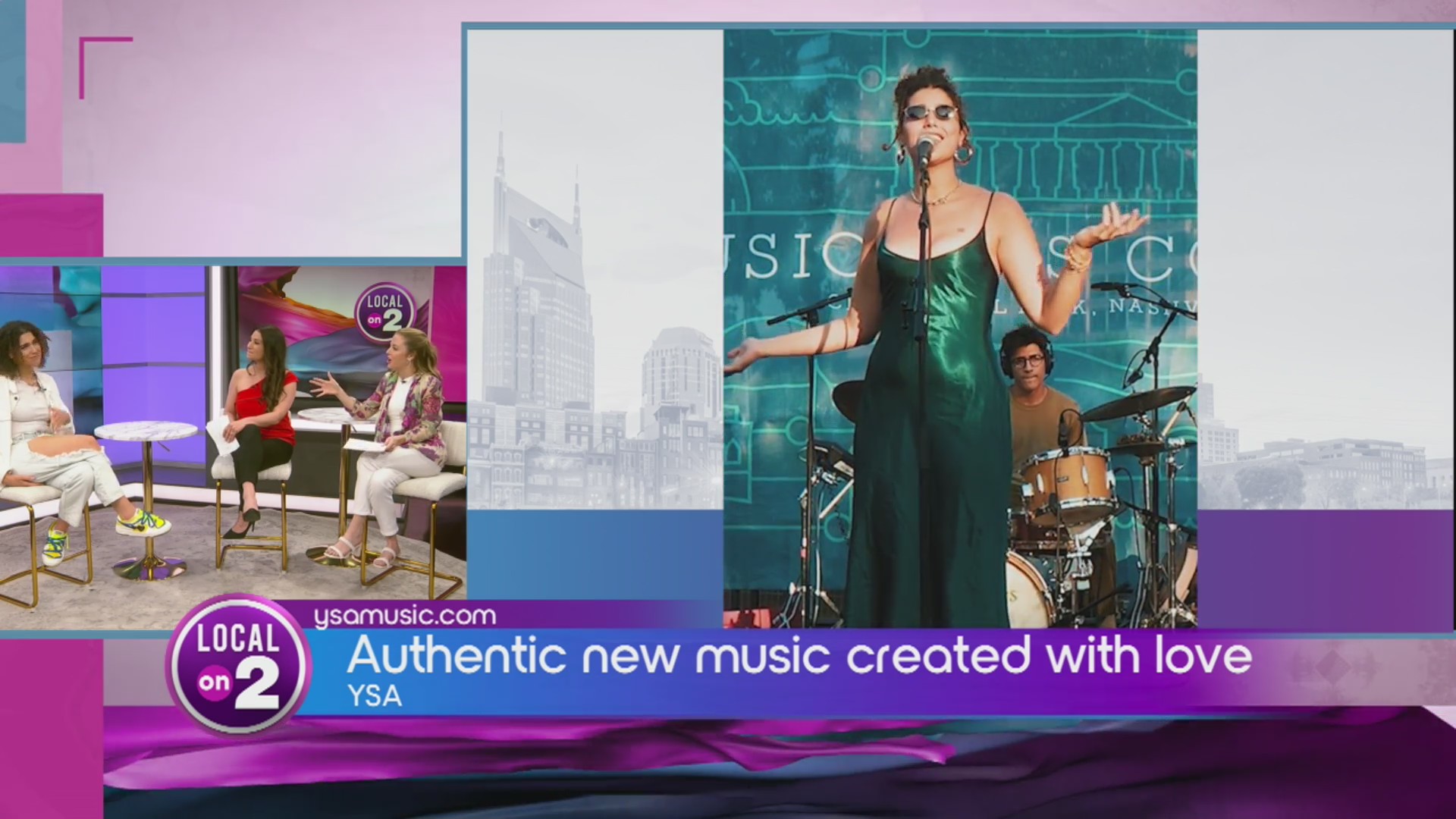 Musician, Ysa, Brings Diversity To Nashville’s Music Scene – WKRN News 2