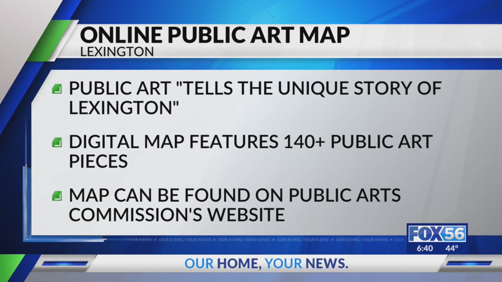 New online map shows where Lexington artwork can be found – FOX 56 News