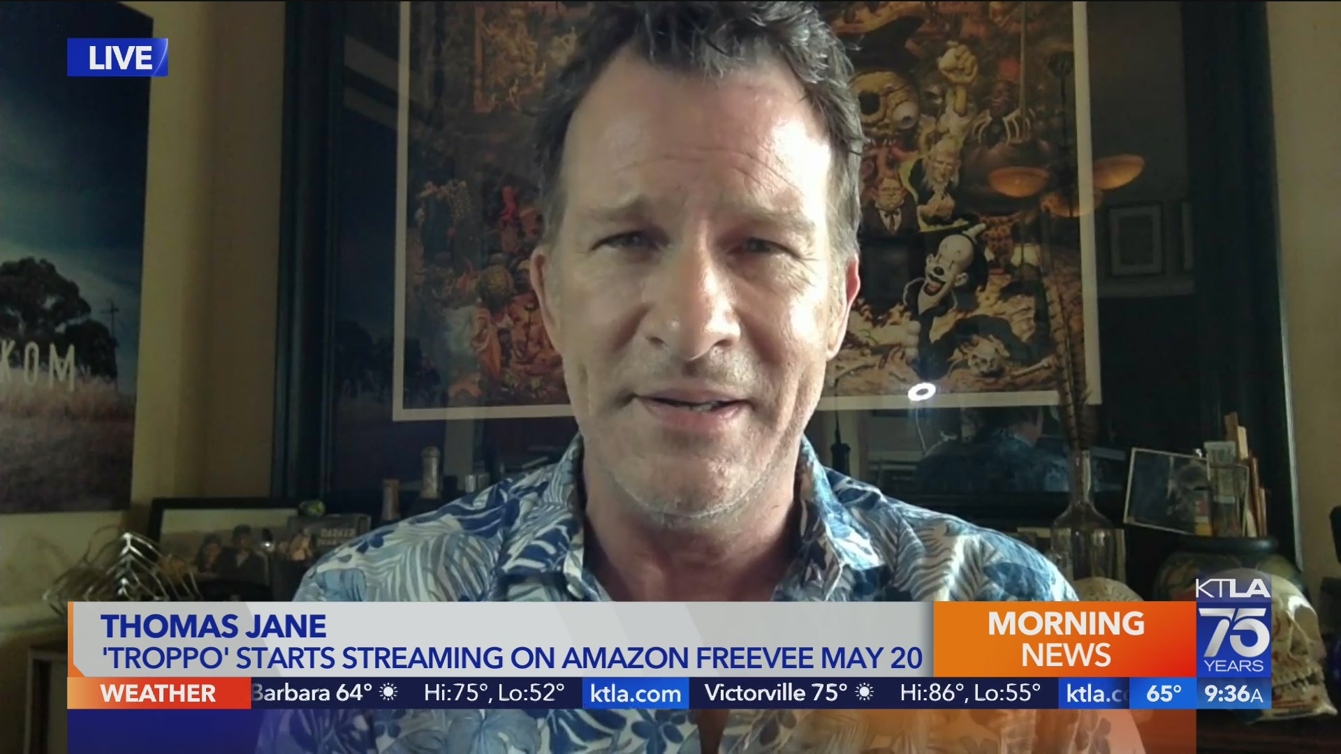 Thomas Jane talks about movies ‘Vendetta’ and ‘Troppo’ – KTLA