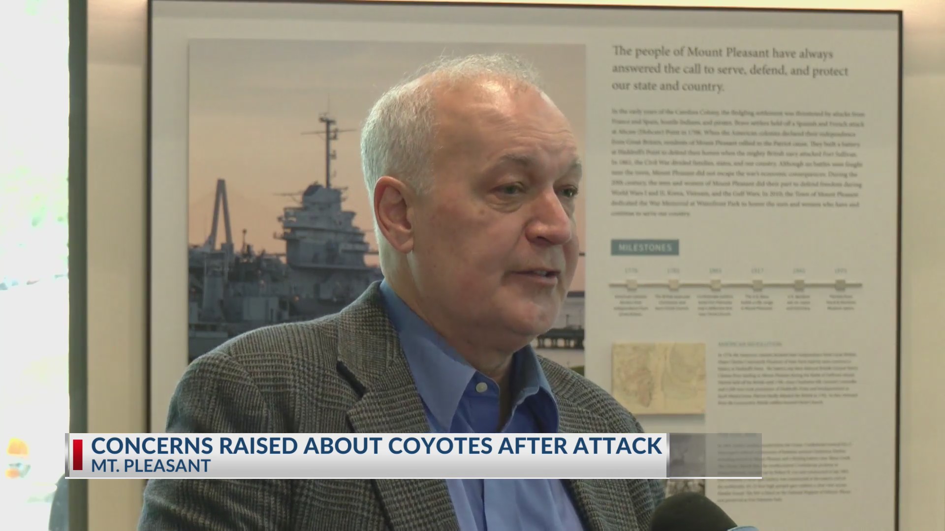 Concerns raised in Mount Pleasant after coyote attack goes viral – WJBF