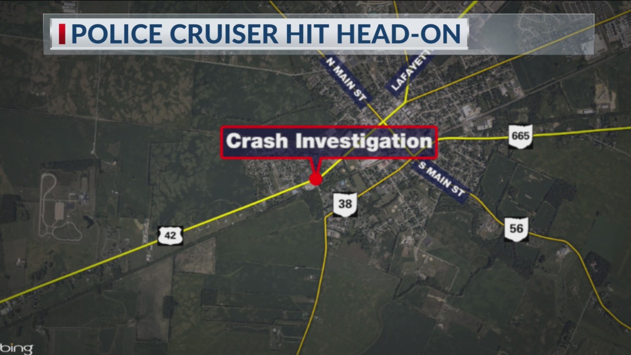 London police cruiser hit head-on by impaired driver – NBC4 WCMH-TV