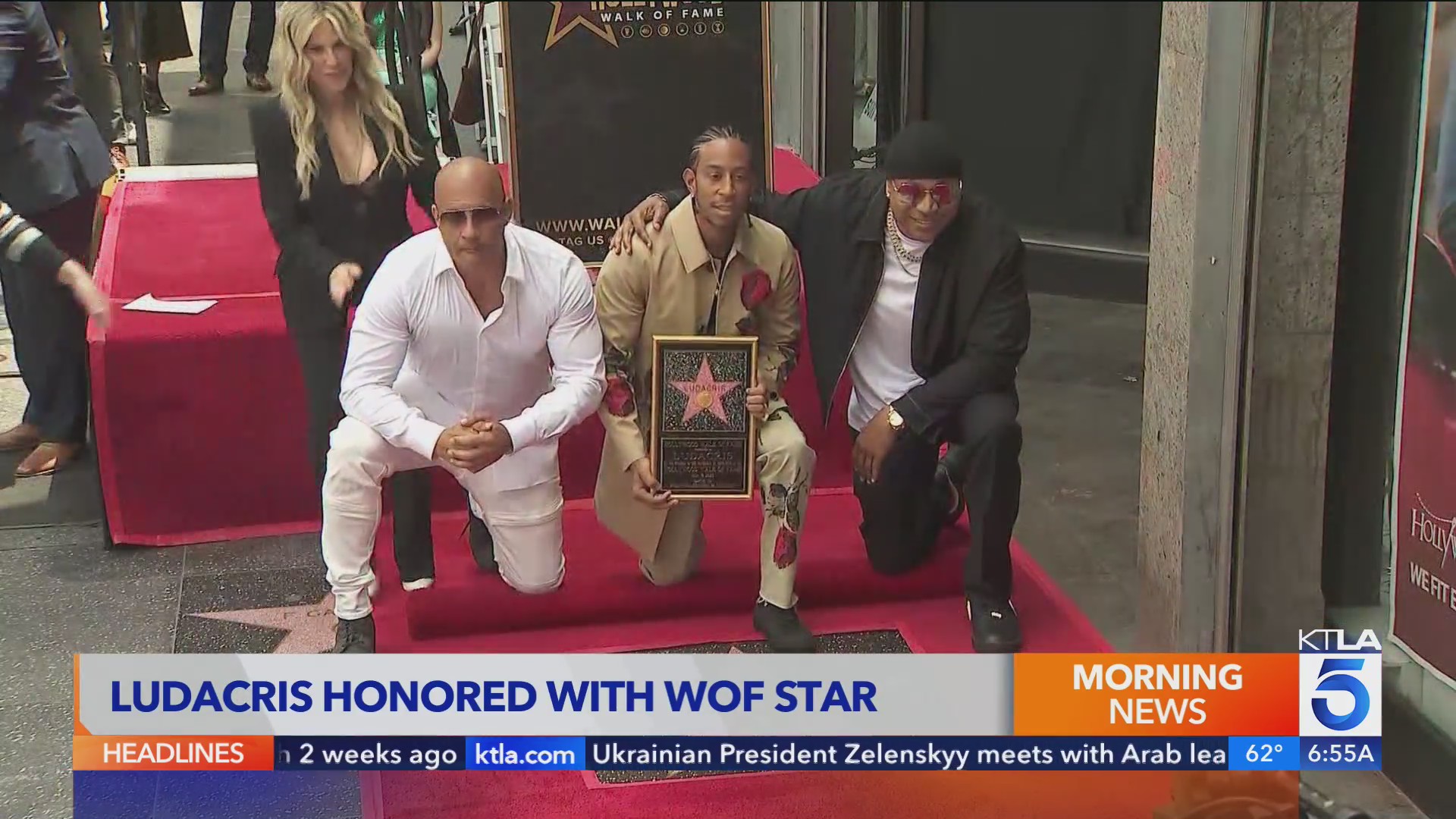 Ludacris honored with star on Hollywood Walk of Fame – KTLA