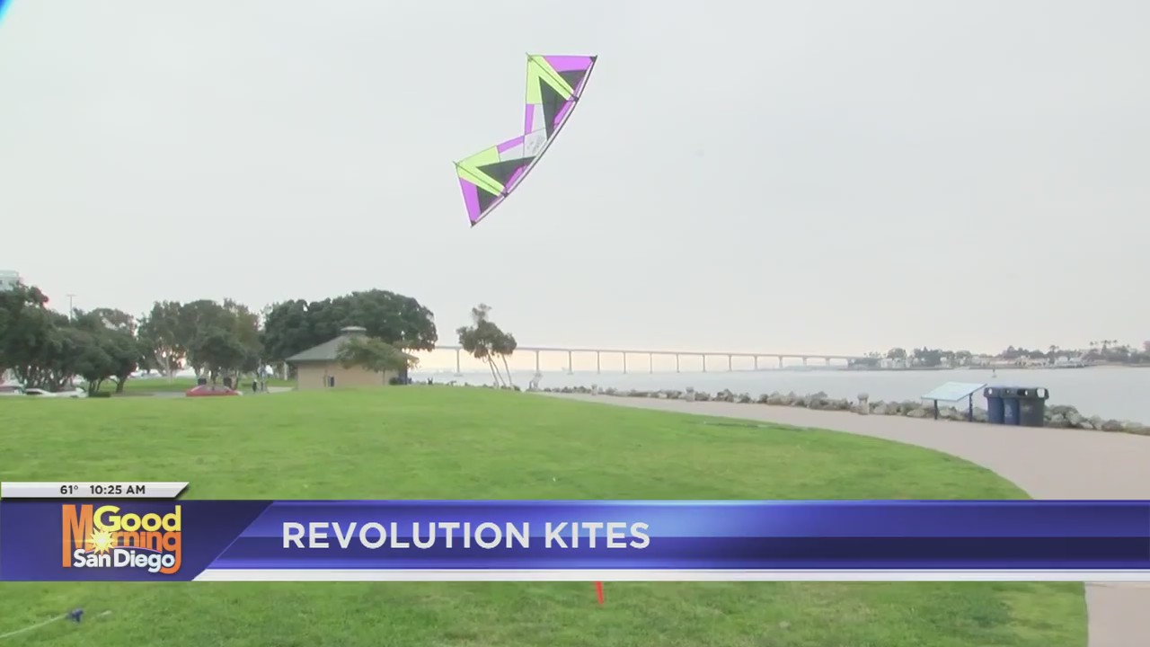 Talking with Revolution Kite inventor – FOX 5 San Diego & KUSI News
