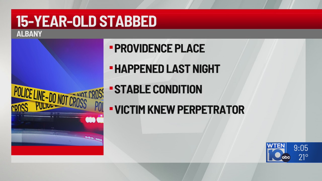 15 year-old stabbed in Albany – NEWS10 ABC