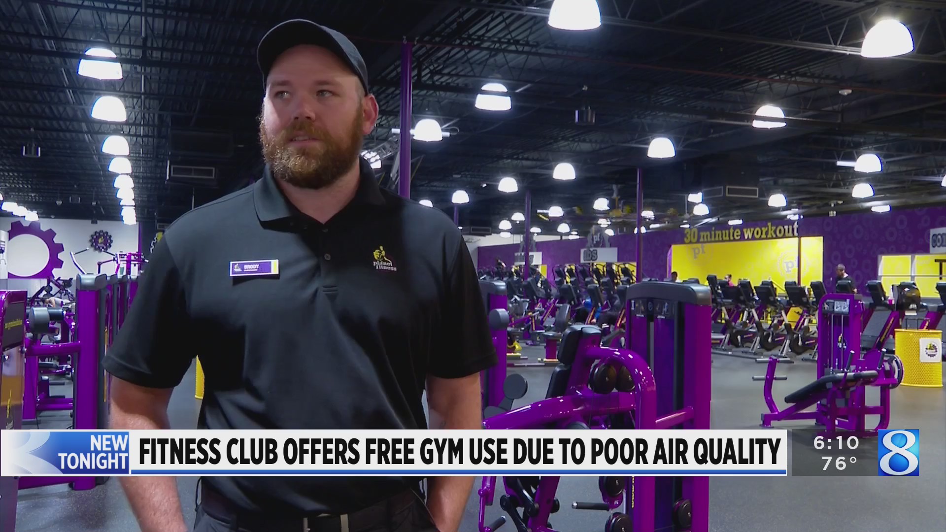 Fitness club offers free gym use due to poor air quality – WOODTV.com