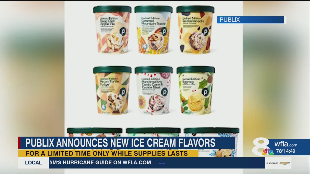 Publix releases 9 limited-time ice cream flavors ahead of holiday ...