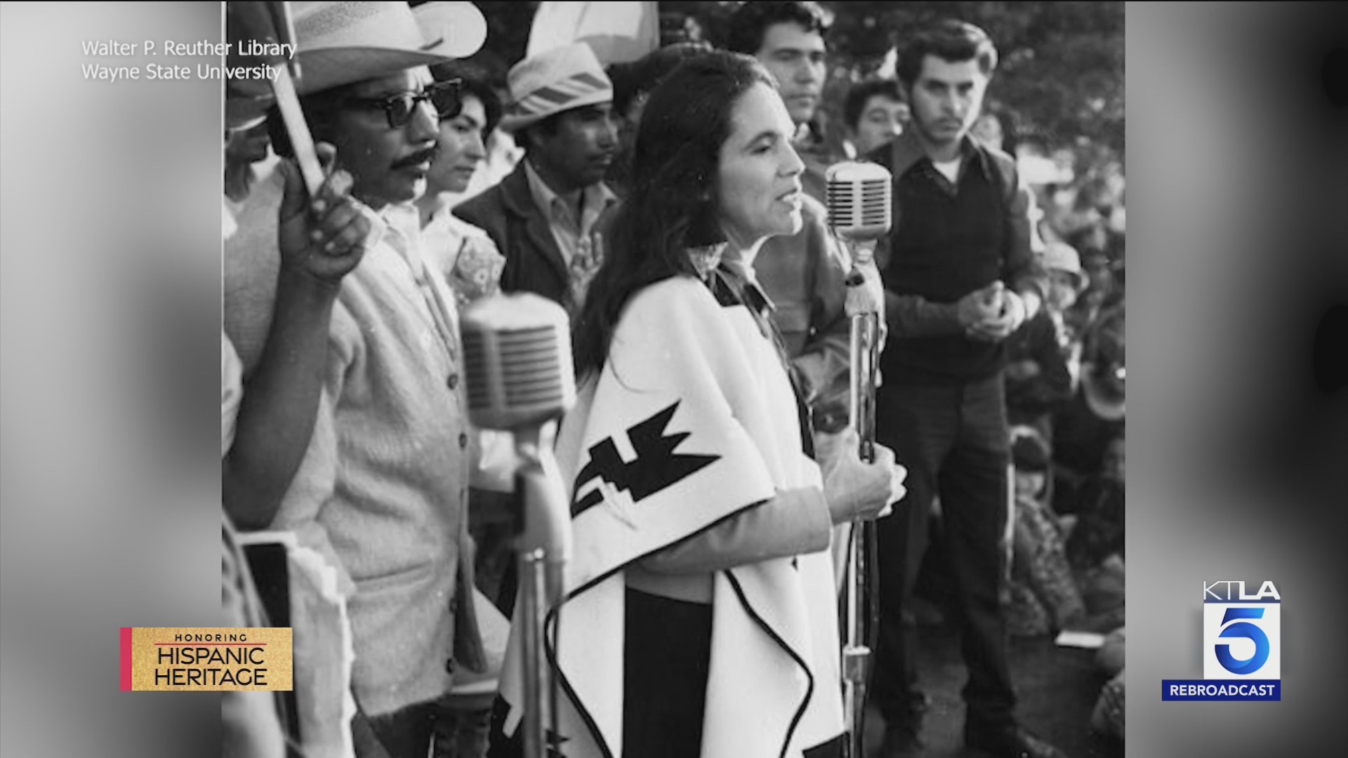 Honoring Hispanic Heritage: Dolores Huerta, labor leader and civil ...