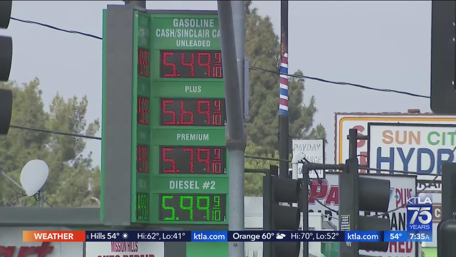Gas prices on the rise again – KTLA