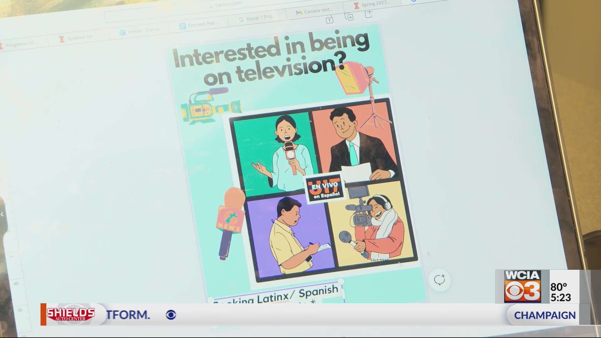 UI journalism students creating first all-Spanish broadcast – WCIA.com