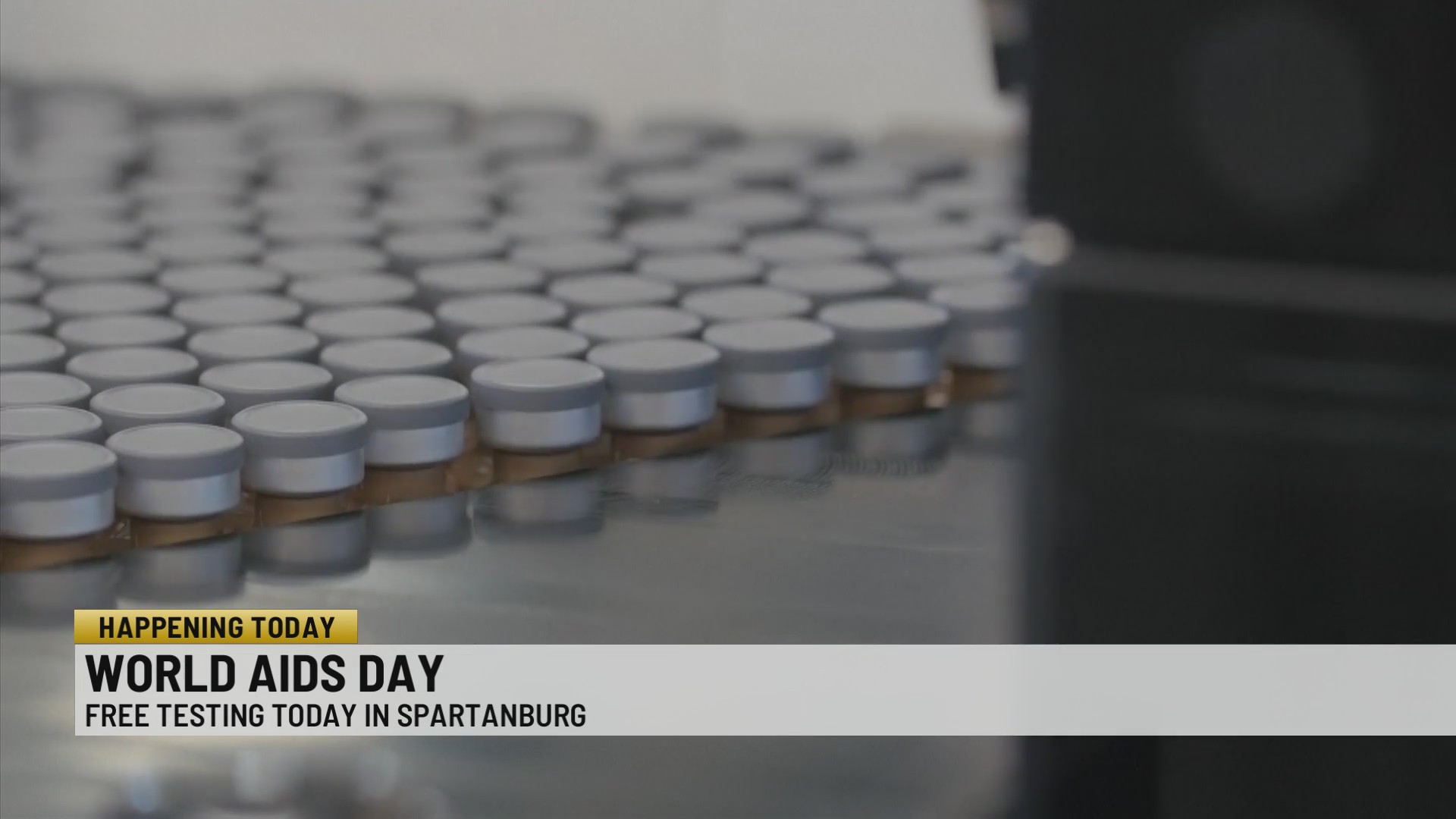 Free testing on World Aids Day – WSPA 7NEWS