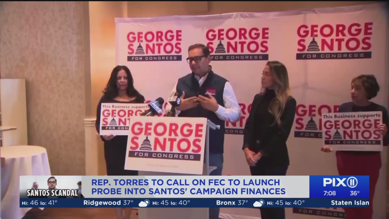 Rep. Ritchie Torres demands FEC probe George Santos’ campaign finances ...