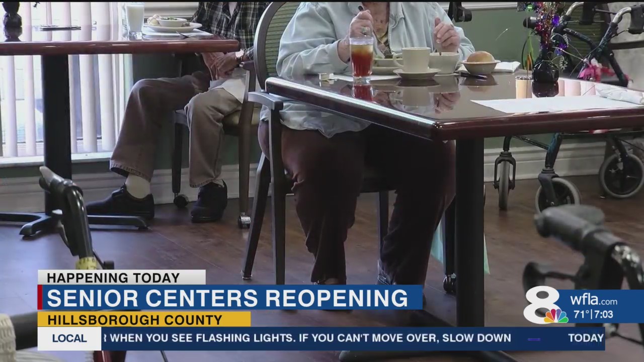 Hillsborough County reopens 3 senior centers following pandemic – WFLA
