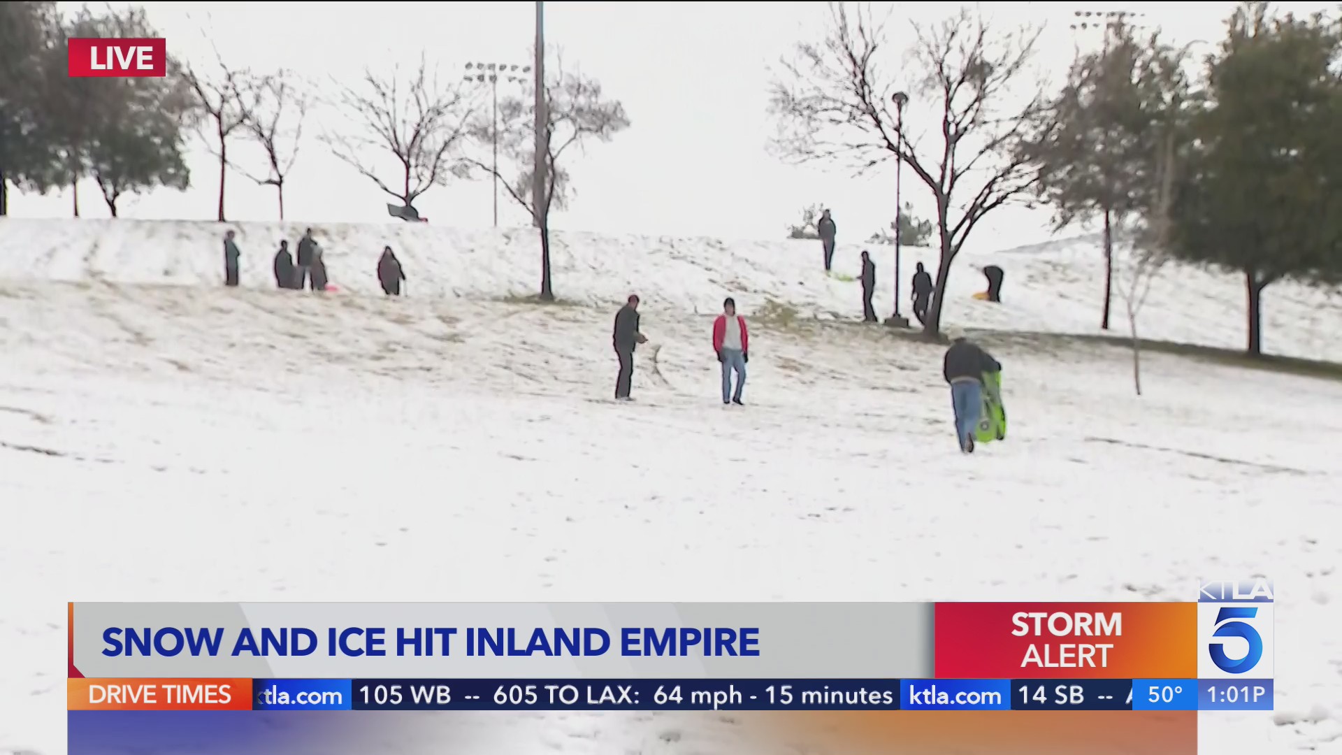 Winter Storm Team Coverage – 1PM – KTLA