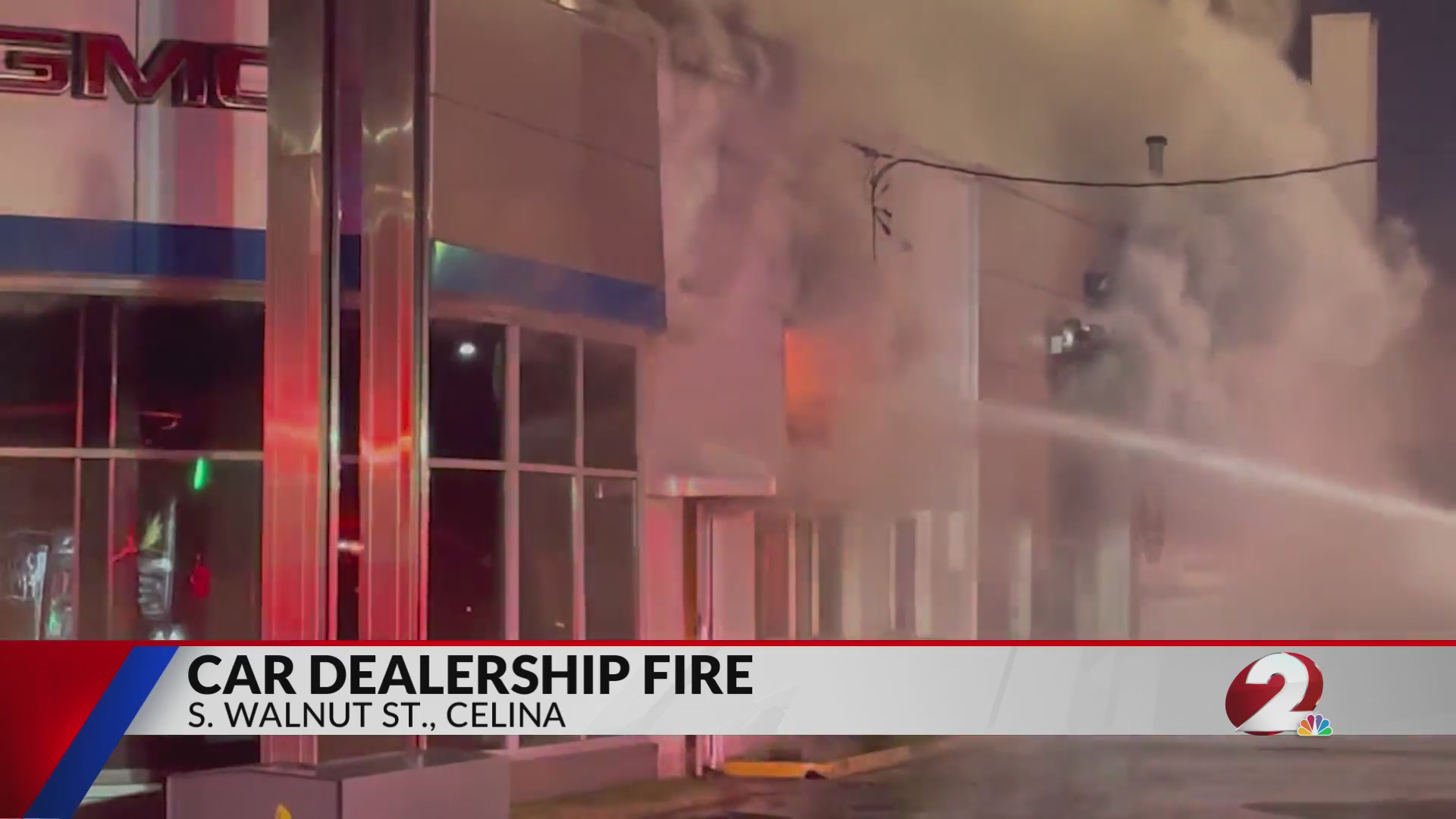 Celina car dealership catches fire – WDTN.com
