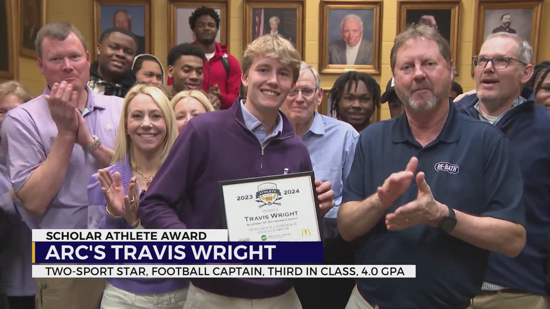 Scholar Athlete Award: Richmond Academy’s Travis Wright – WJBF