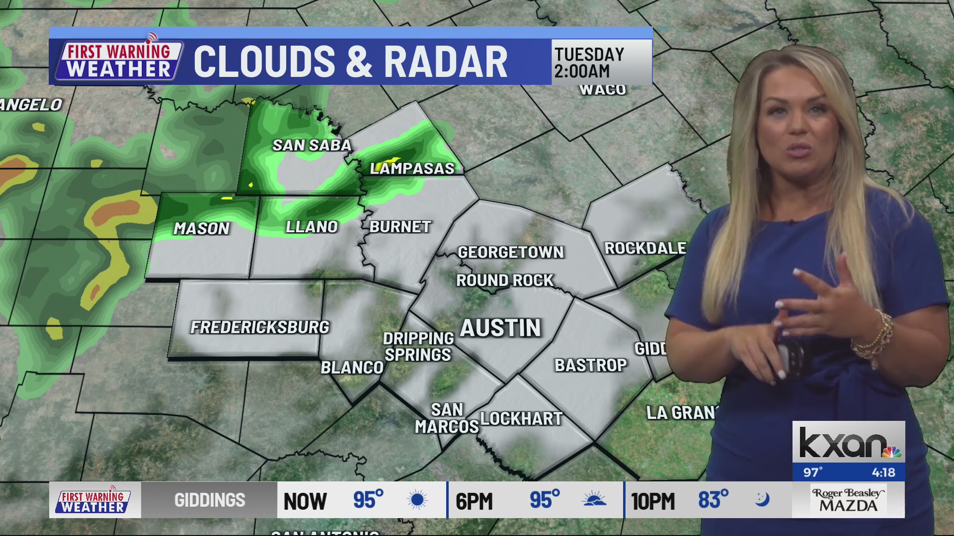 First Warning Weather with Kristen Currie – KXAN Austin