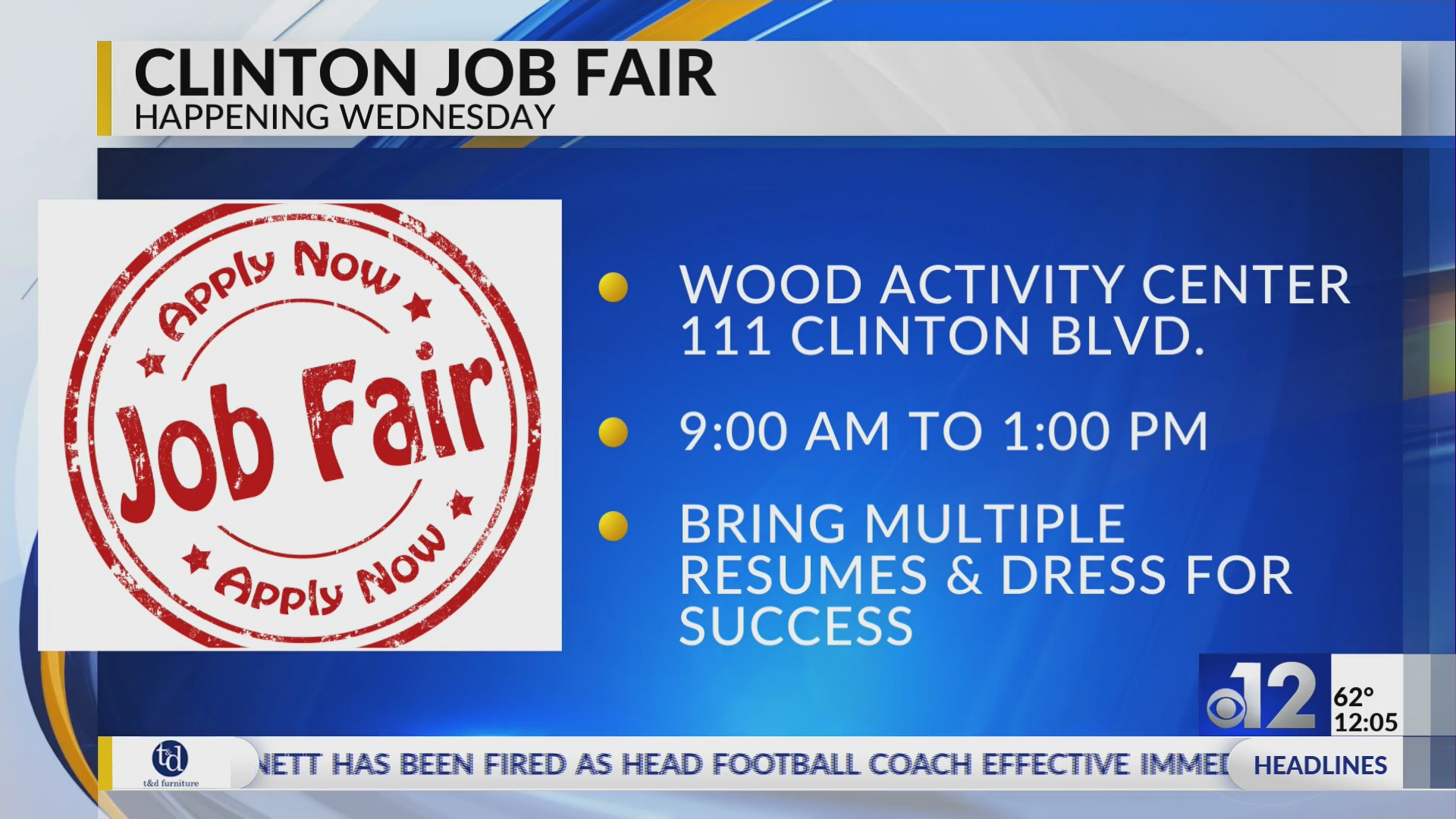 Clinton to host community job fair this week – WJTV