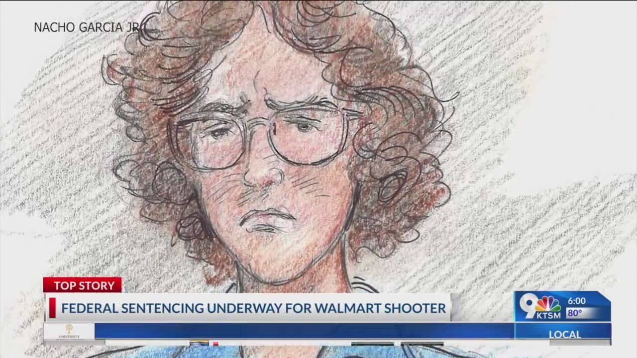 Federal sentencing hearing underway for Walmart shooter Patrick Crusius ...