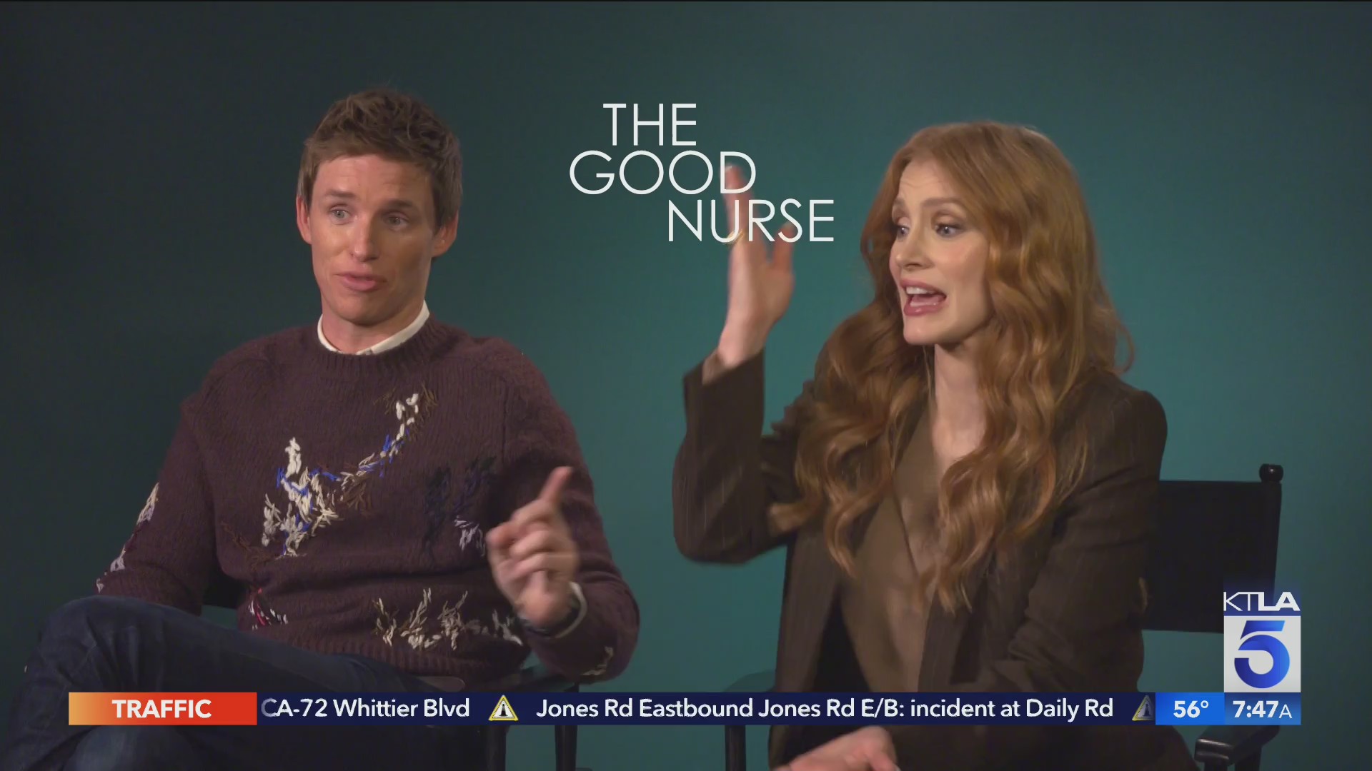 Jessica Chastain and Eddie Redmayne swear by humming ‘Staying Alive ...