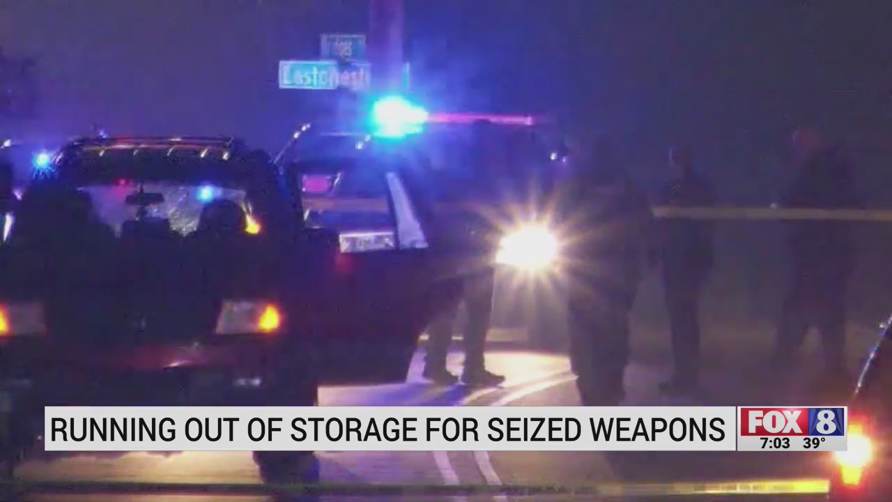 Triad police running out of storage for seized weapons – FOX8 WGHP