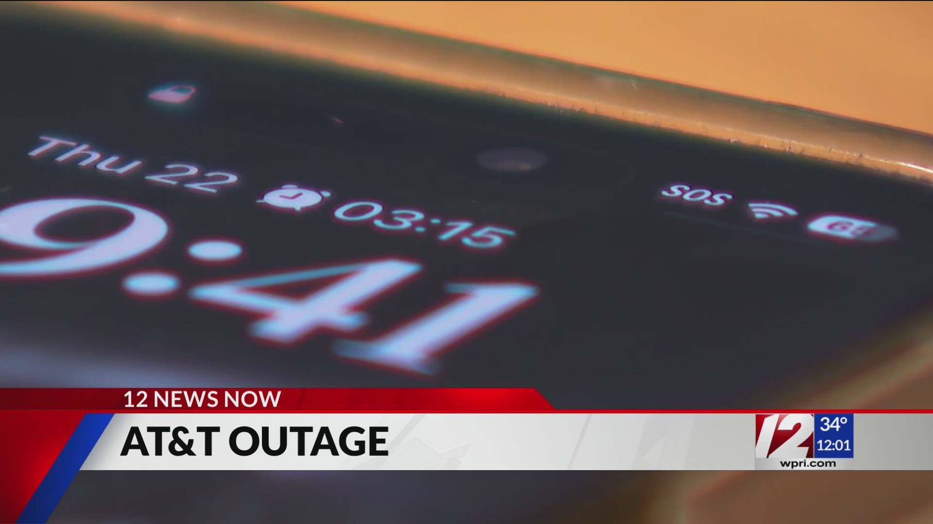 AT&T reports 75% of service restored amid massive outage – WPRI.com