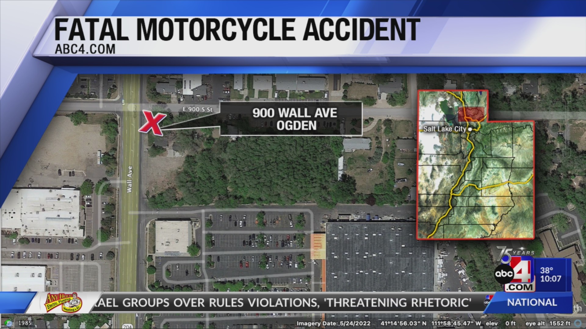 Motorcyclist killed in Ogden crash – ABC4 Utah
