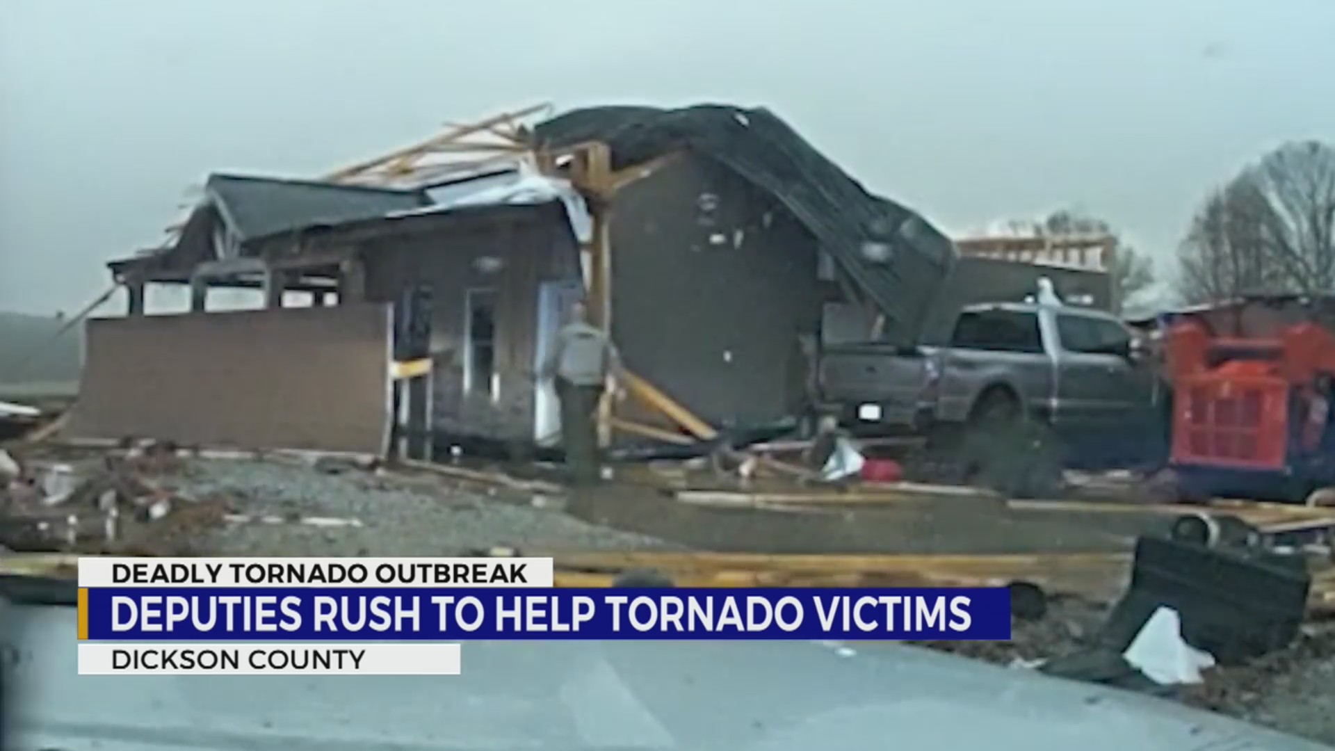 Body camera footage shows Dickson County deputies searching for tornado ...