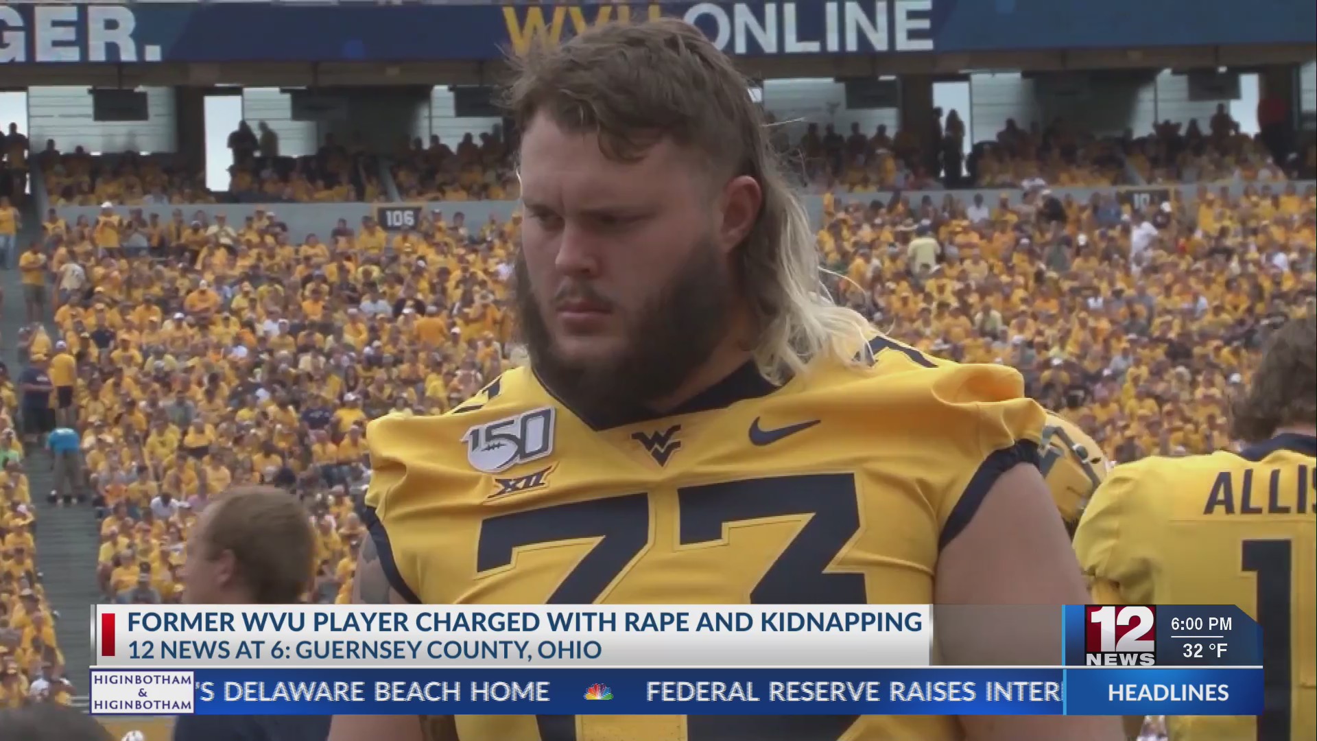Former WVU Football player charged with rape – WBOY.com
