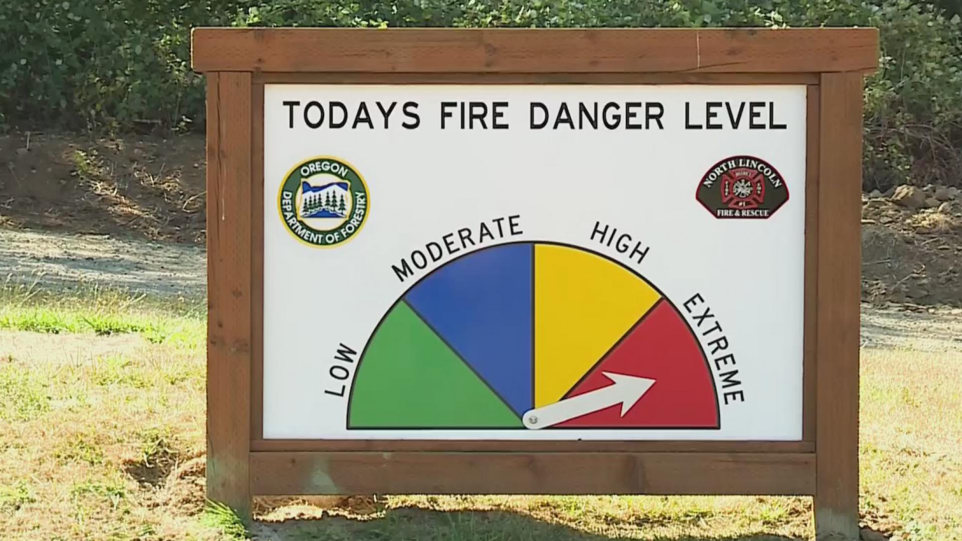 Fire danger ‘extreme’ in Oregon coastal communities – KOIN.com