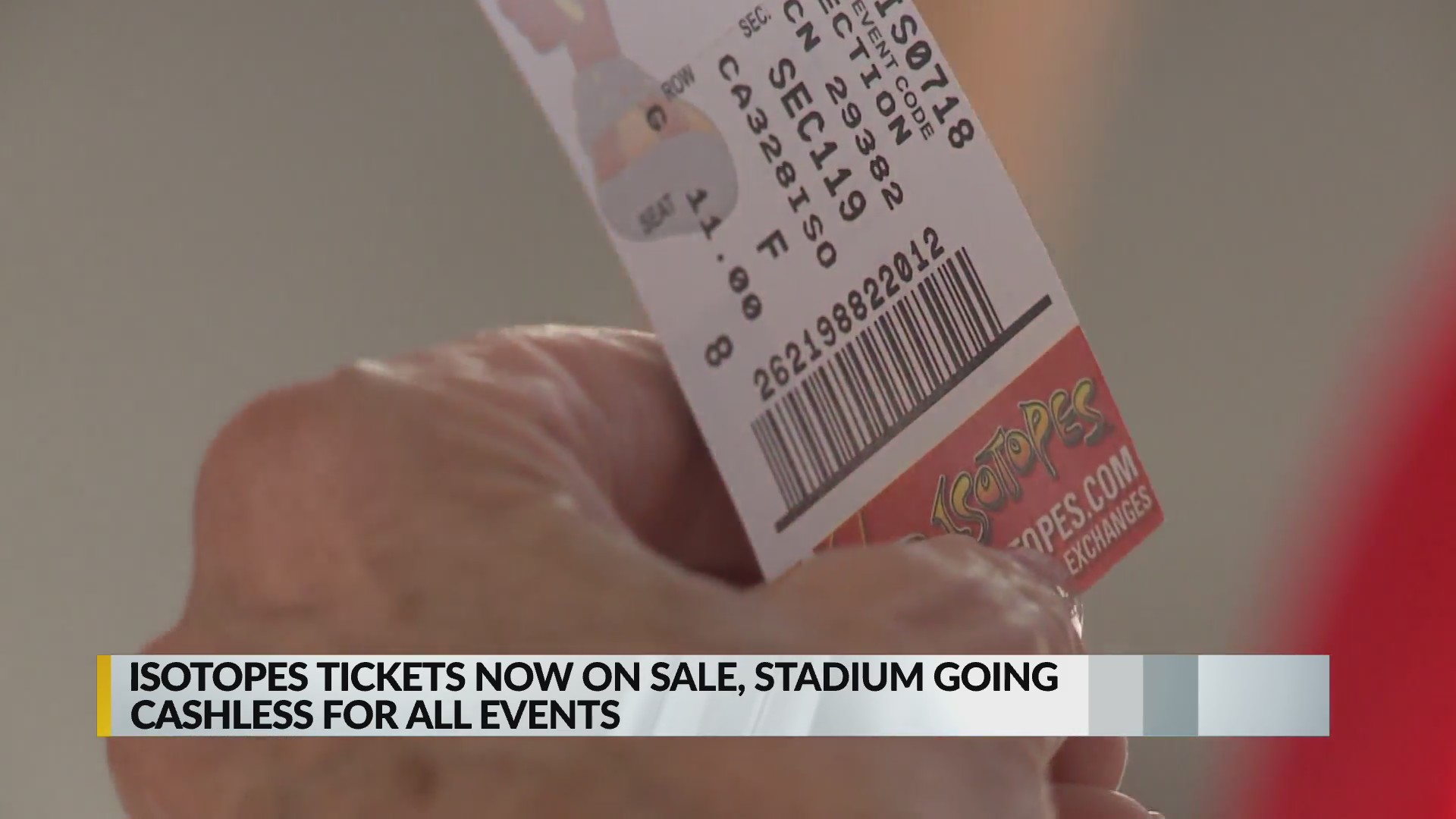 Isotopes tickets are officially on sale – KRQE NEWS 13 – Breaking News ...