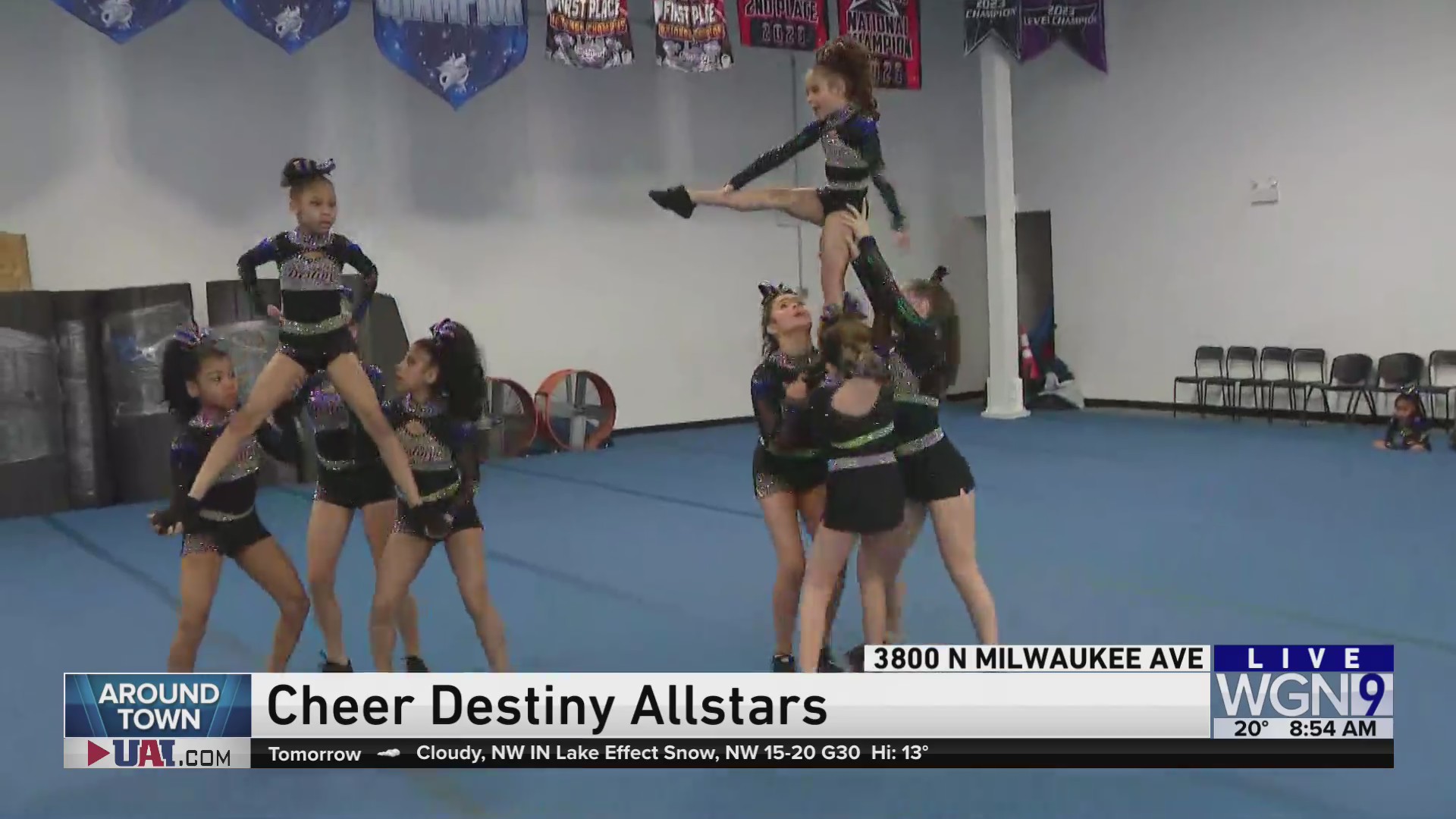 Around Town – Cheer Destiny – WGN-TV