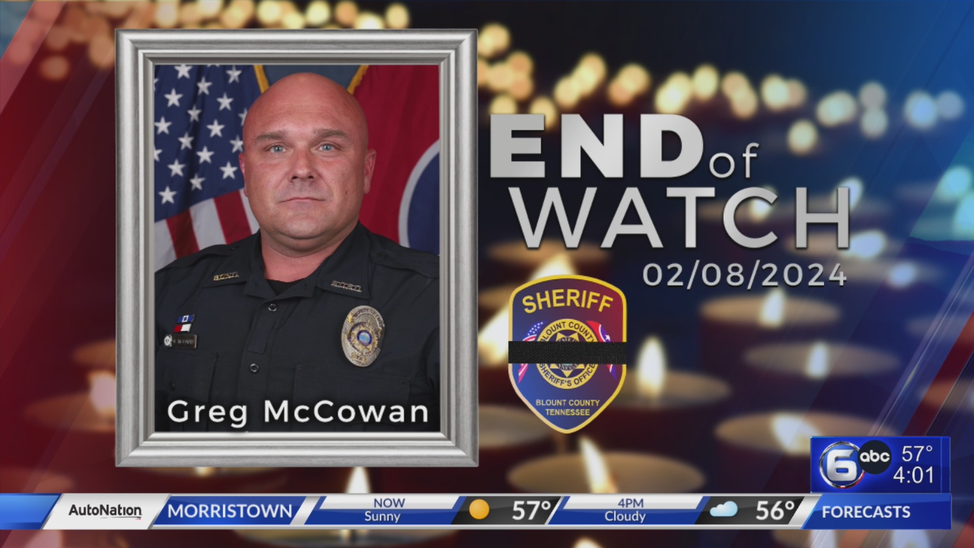 Memorial fund set up for Blount County Deputy Greg McCowan’s family ...