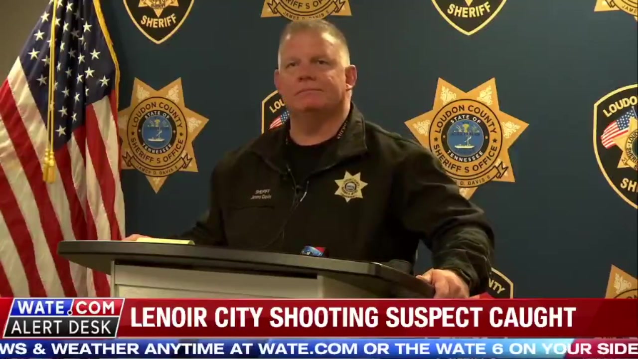 Loudon County Sheriff speaks after shooting suspect caught in Powell ...