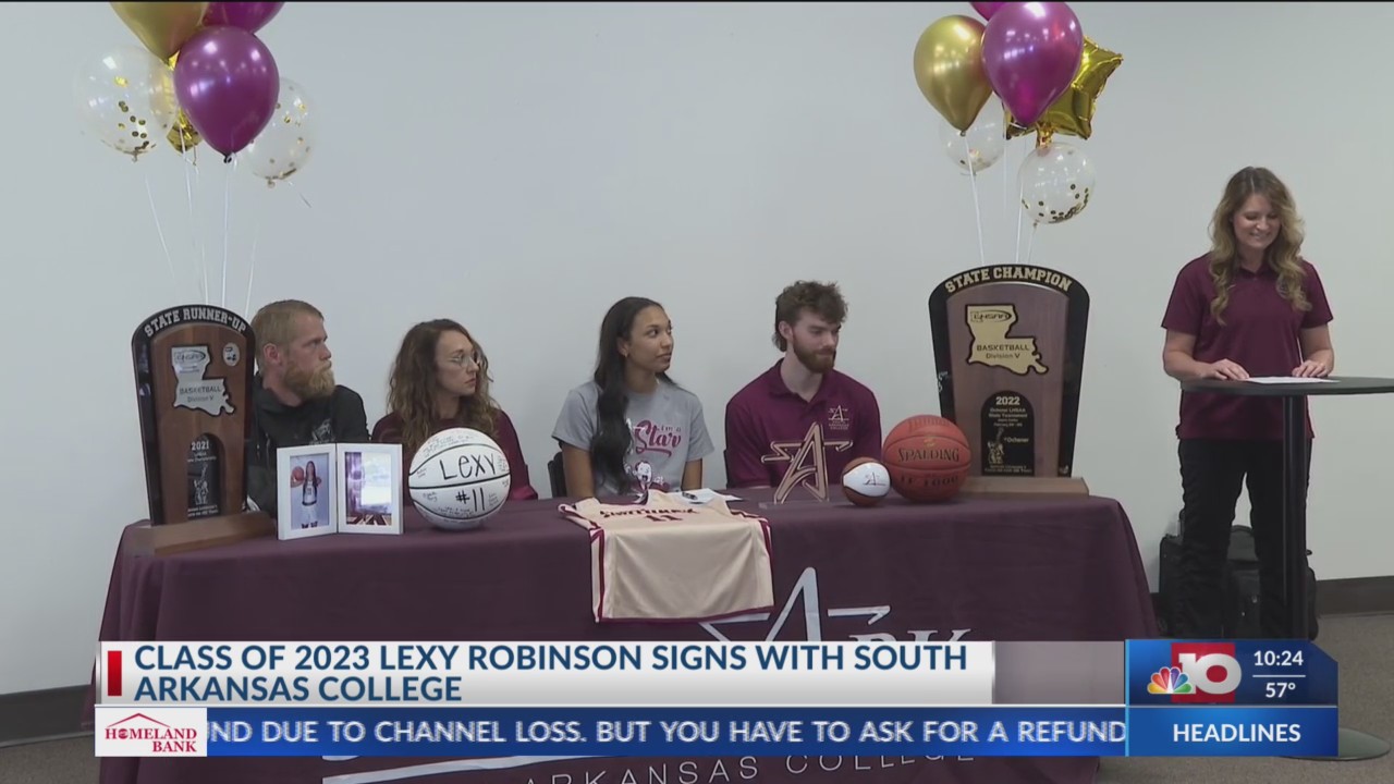 Lexy Robinson first female player at Claiborne Christian to sign a ...
